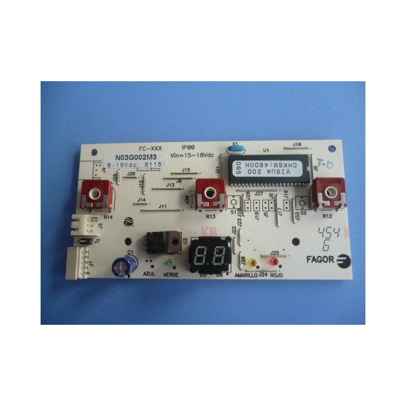 ELECTRONIC CARD CONTROL PANEL N03G002M3