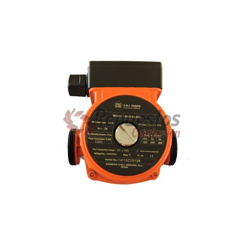 BOMBA CALEFACCION CRI MOD CCB 06-25A 130MM 1"-1/2