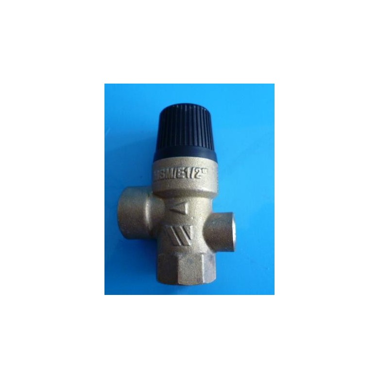 BUY SAFETY VALVE WITH MANOMETER PLUG 1/2" X 1/2" 3 BAR