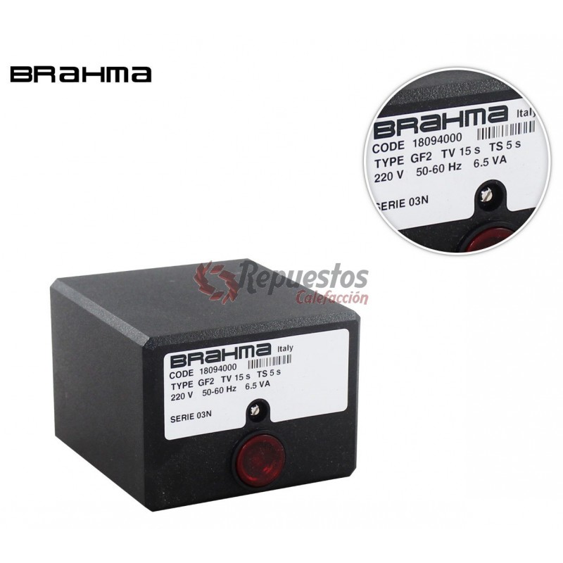 BUY GF 2 S03 N TW15 TS5 220V/50-60HZ BRAHMA CONTROL BOX