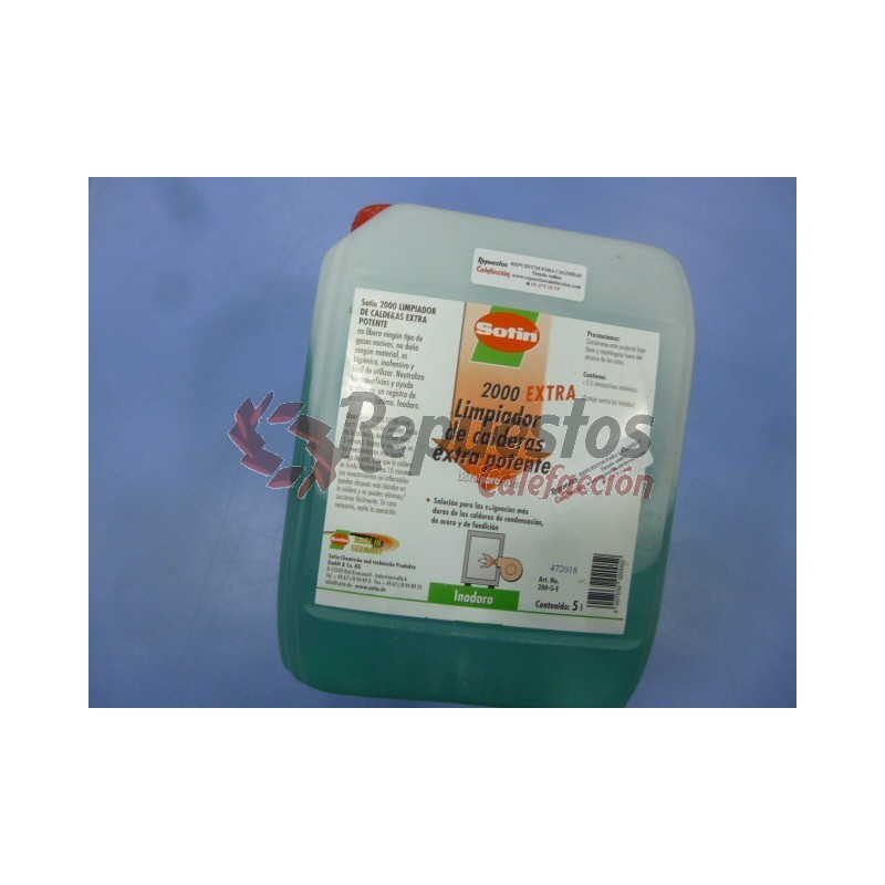 SOTIN 2000 GARRAFA 5lts. LIMPIADOR FUERTE 9912009