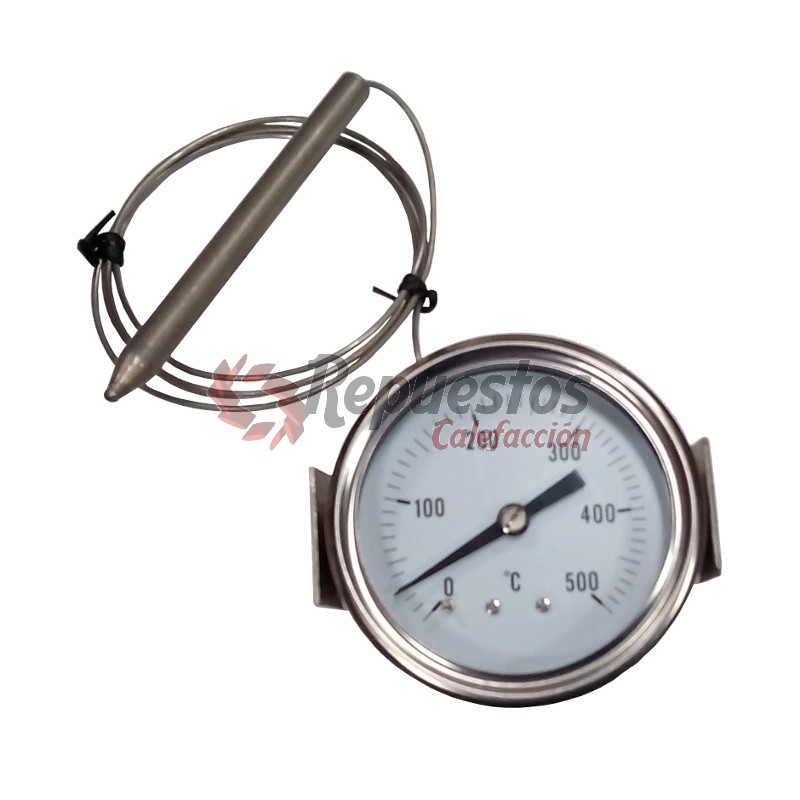 Thermometer internal fixing with bracket 0-500°C
