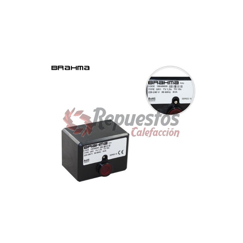 BUY GR 1 TW1,5 TS10 18049005 BRAHMA CONTROL BOX