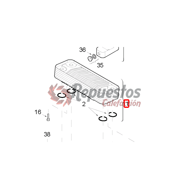 PLATE HEAT EXCHANGER JUNKERS NOVATHERM EUROLINE 8705406264