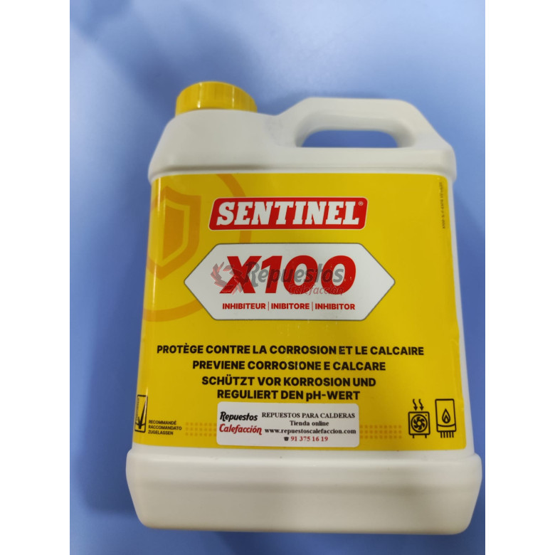 LIMPIADOR CIRCUITOS CALDERAS SENTINEL X100 1 LITRO