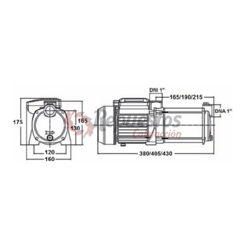 BOMBA GUT CENTRÍFUGA MULTICELULAR GMK 1300
