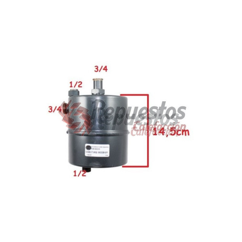 BOILER HEAT EXCHANGER THERMITAL AQUAEARLY K28 MUT 7.002.00730