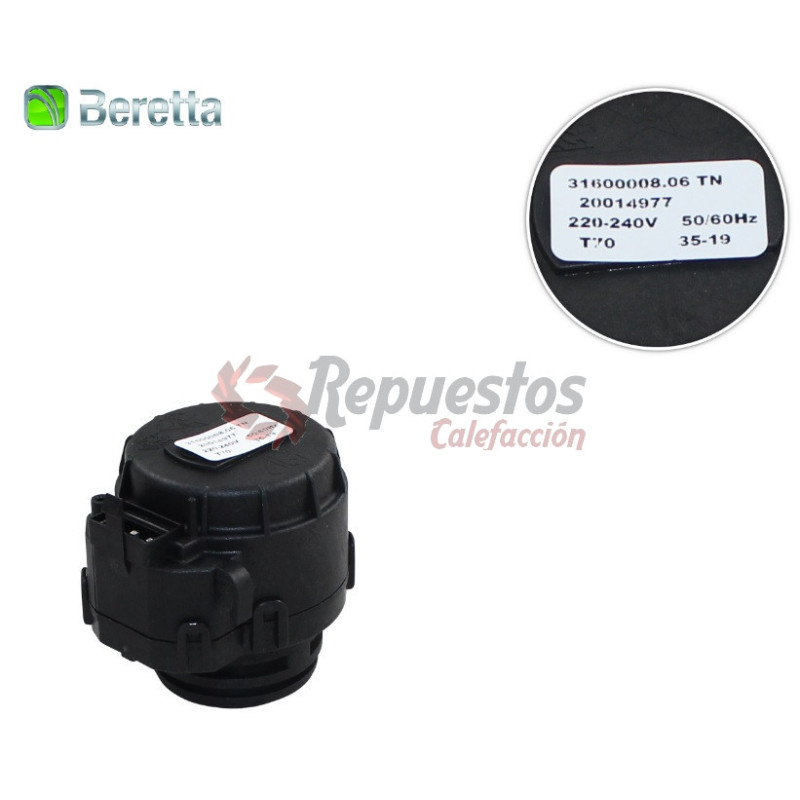 MOTOR VALVULA 3vias BOILER 24BSI/ JUNIOR GREEN 25 CSI BERETTA 20017594