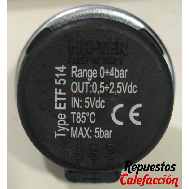 SENSOR DE PRESSÃO MA-TER Type ETF 514