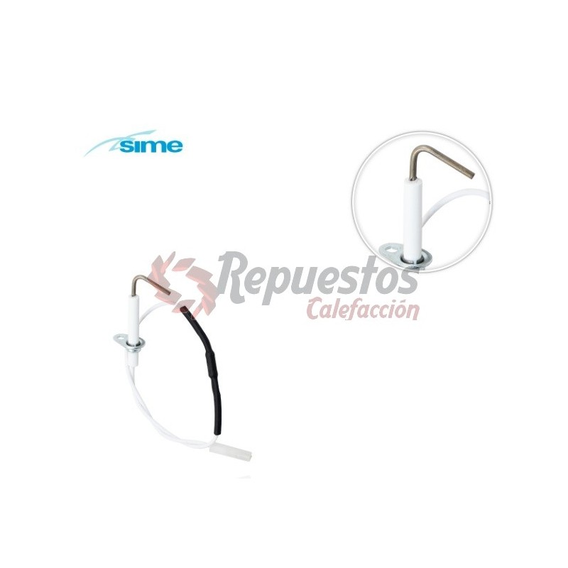 ELECTRODO SIME BRAVA SLIM 25 BF encendido / ionización